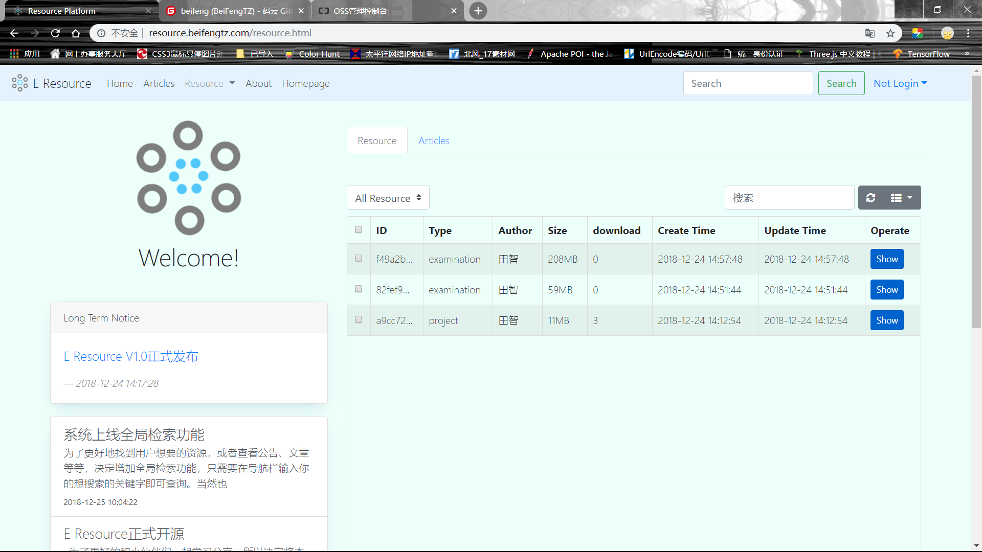 GitHub - tzfun/data-management-platform: 一个服务于学生和老师资源管理平台