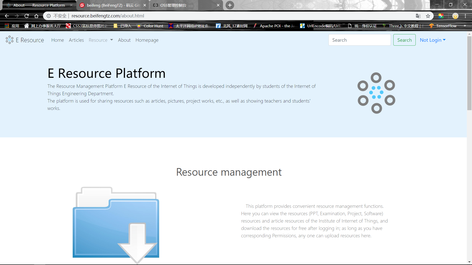 GitHub - tzfun/data-management-platform: 一个服务于学生和老师资源管理平台